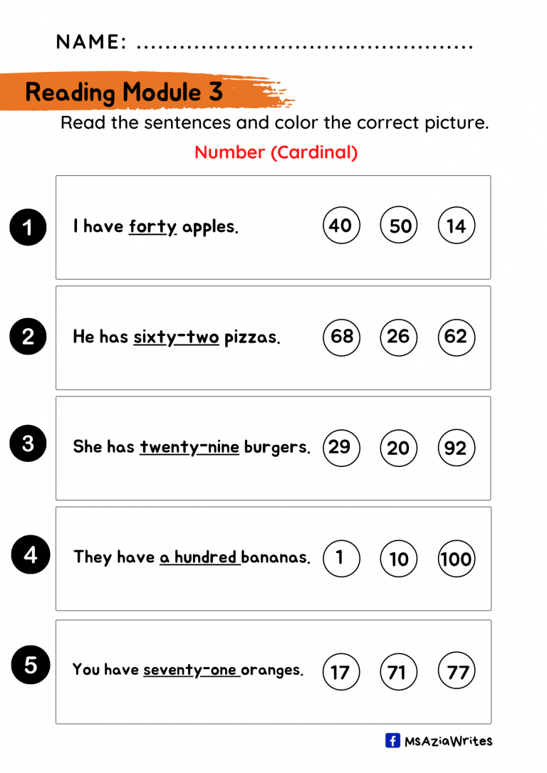 Reading Module 3 - Year 3 - Cikgu Fadli Online