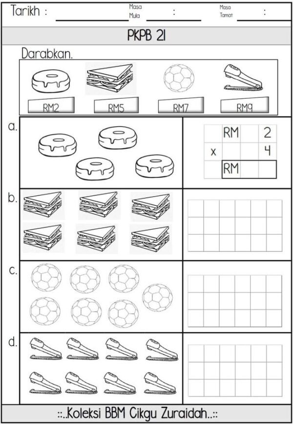 Ulangkaji Matematik Tahun 2 PKPB Vol 2 – Cikgu Fadli Online