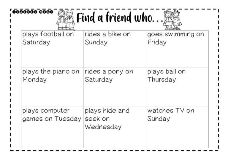 English Year 2 – Unit 5 (Free Time) Worksheets. - Cikgu Mohd Fadli ...