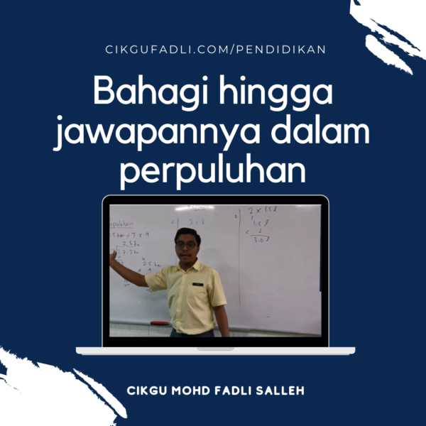 Video Teknik Bahagi Part 1 - Cikgu Mohd Fadli Salleh Online