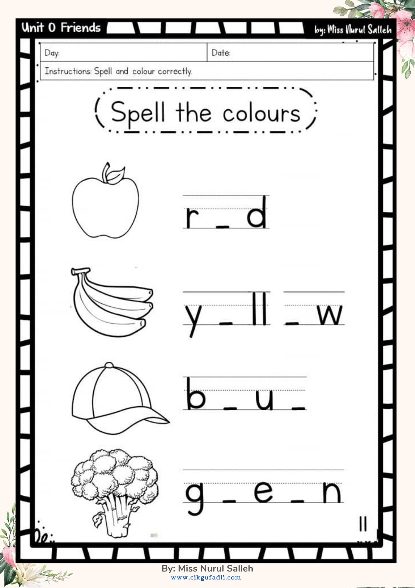 Printable Year 1 English Printable Year 1 English