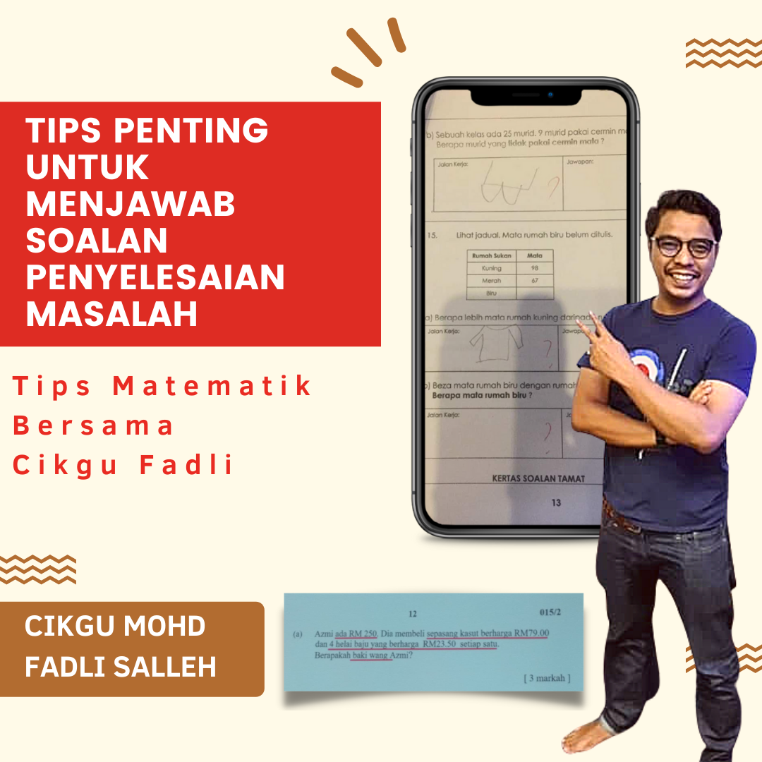 Tips Penting Untuk Menjawab Soalan Penyelesaian Masalah - Cikgu Fadli Online