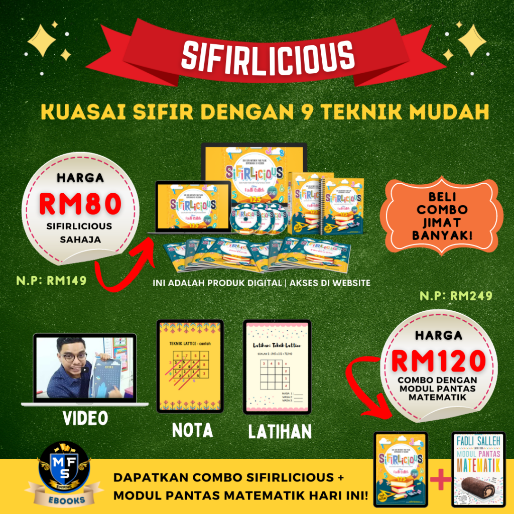 Jom Dapatkan Sifirlicious - Cikgu Fadli Online