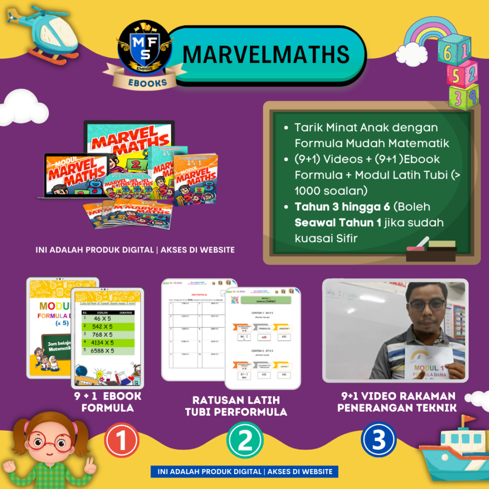 Ebook Marvelmaths Direka Khas untuk Menarik Minat anak-anak - Cikgu ...