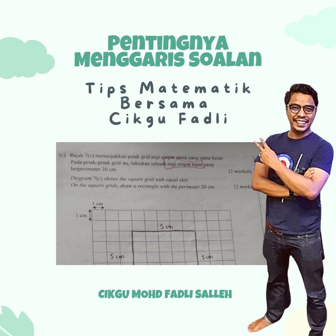 Pentingnya Menggaris Soalan. - Cikgu Fadli Online