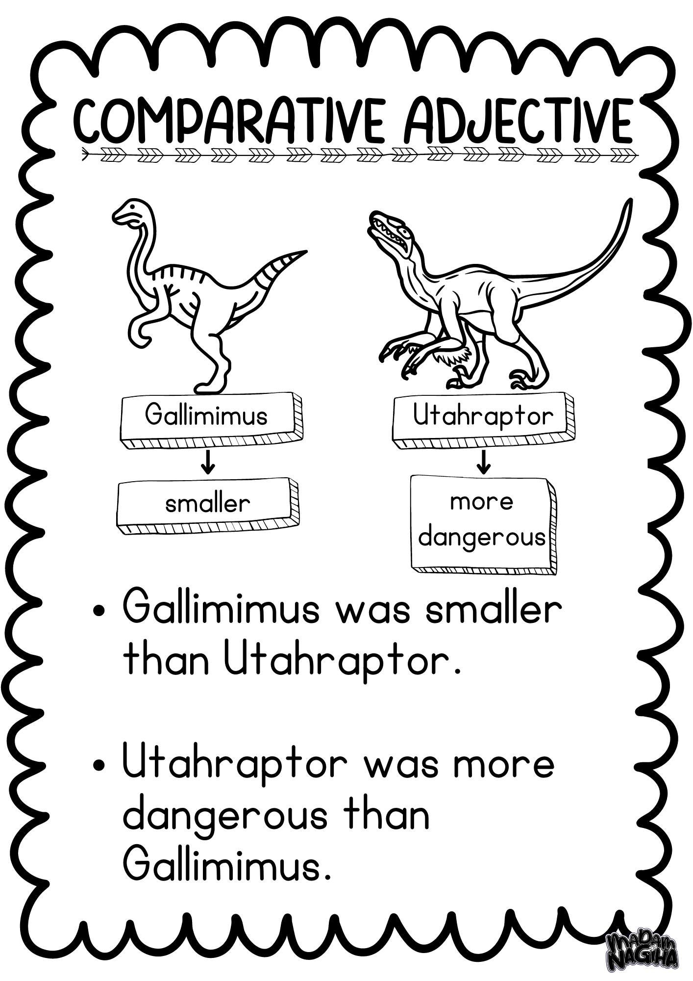 Comparative Adjective Dinosaurs Cikgu Mohd Fadli Salleh Online Comparative Adjective Dinosaurs Cikgu Mohd Fadli Salleh Online