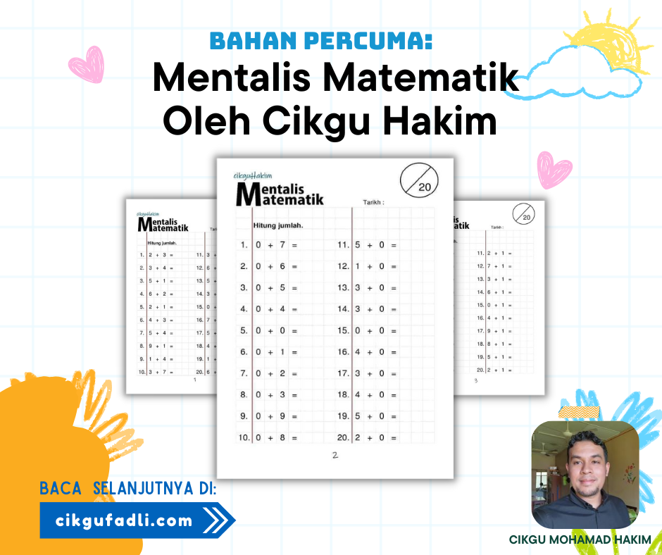 Bahan Percuma: Mentalis Matematik Oleh Cikgu Hakim - Cikgu Fadli Online
