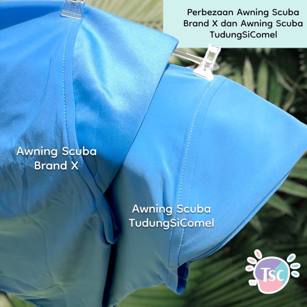 Beza Awning Scuba TudungSiComel dan Awning Scuba Biasa di Pasaran ...