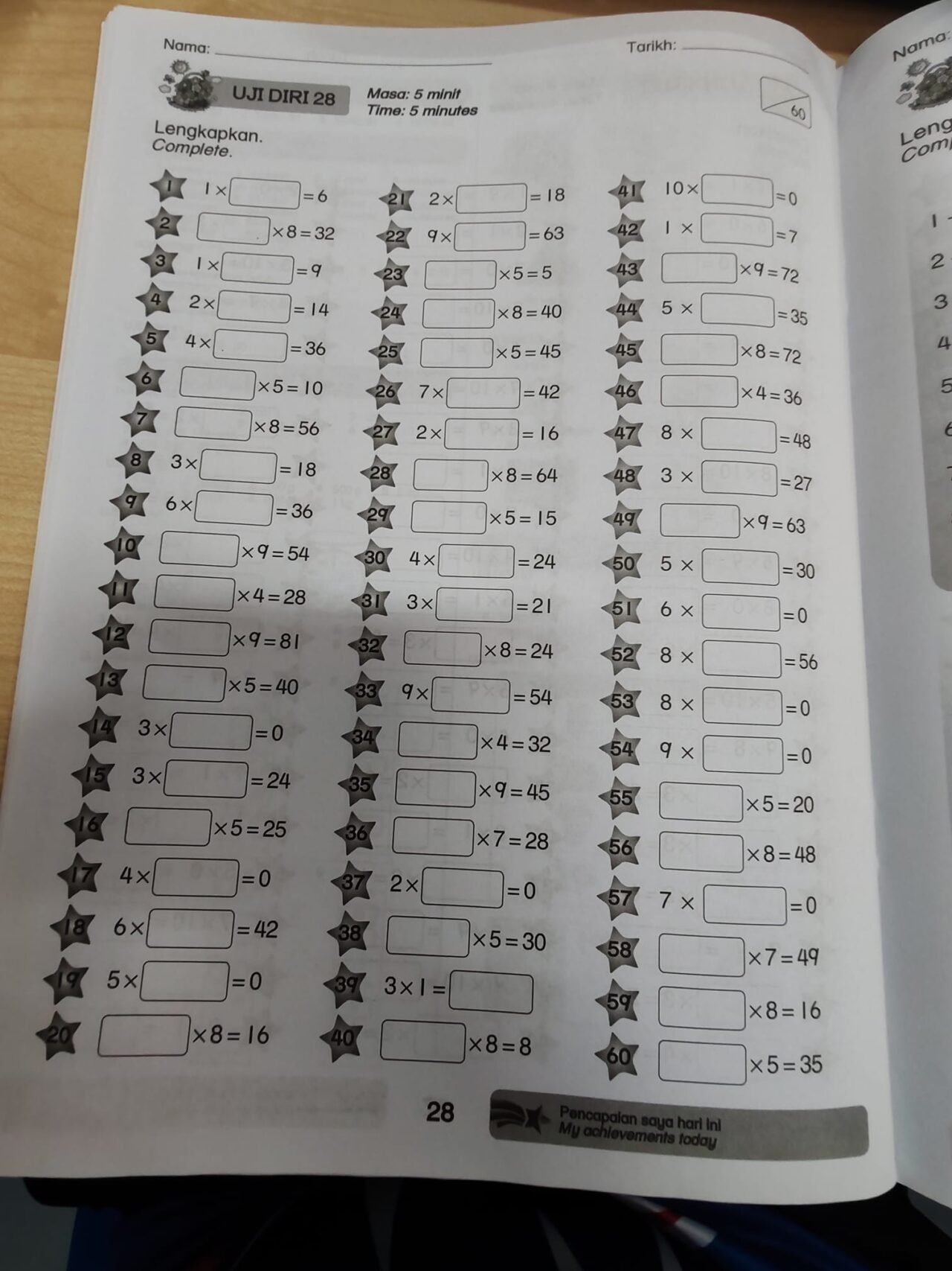 Antara soalan yang ada dalam buku Mathzier 1.0 - Cikgu Mohd Fadli Salleh Online