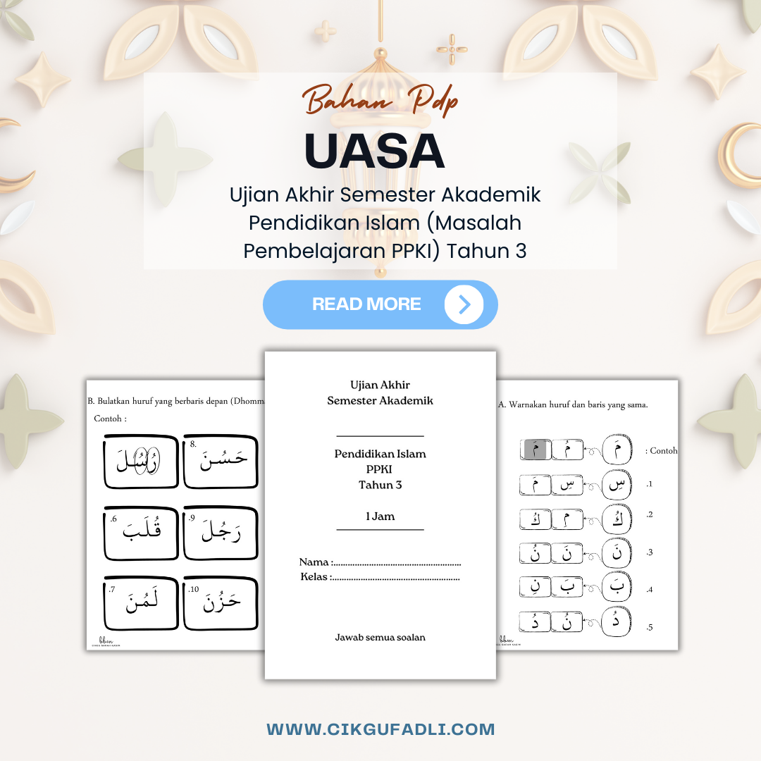 UASA (Ujian Akhir Semester Akademik) Pendidikan Islam (Masalah ...