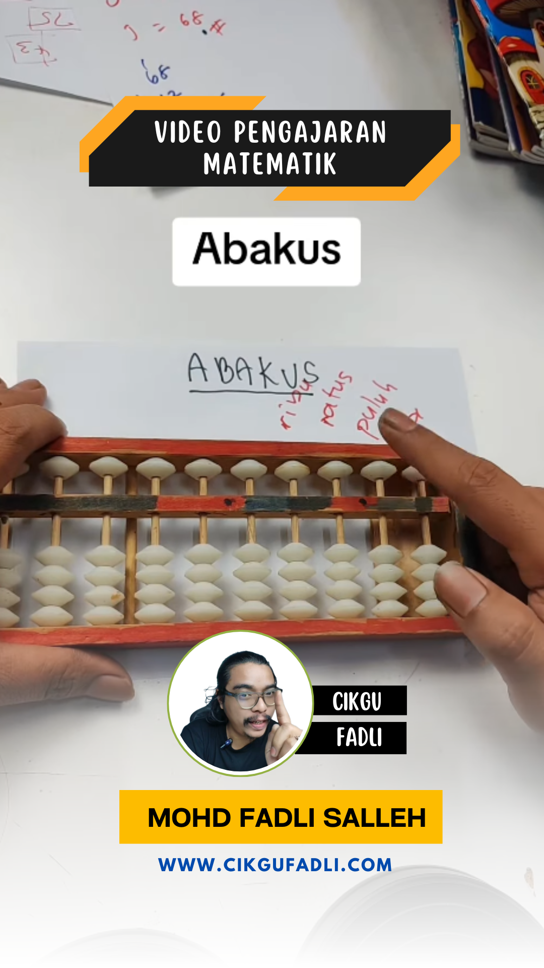 Asas Penggunaan Abakus Bersama Cikgu Fadli