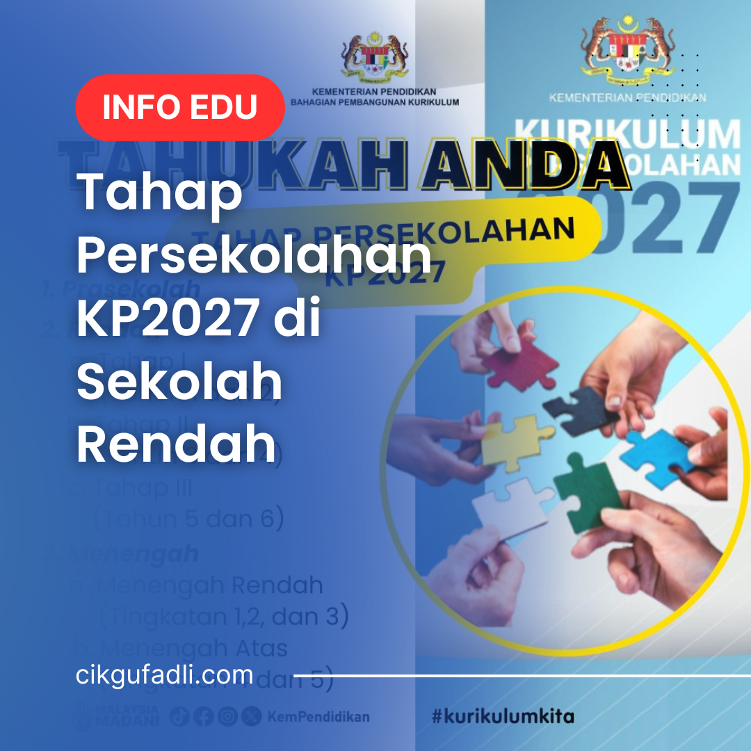 Tahap Persekolahan KP2027 di Sekolah Rendah