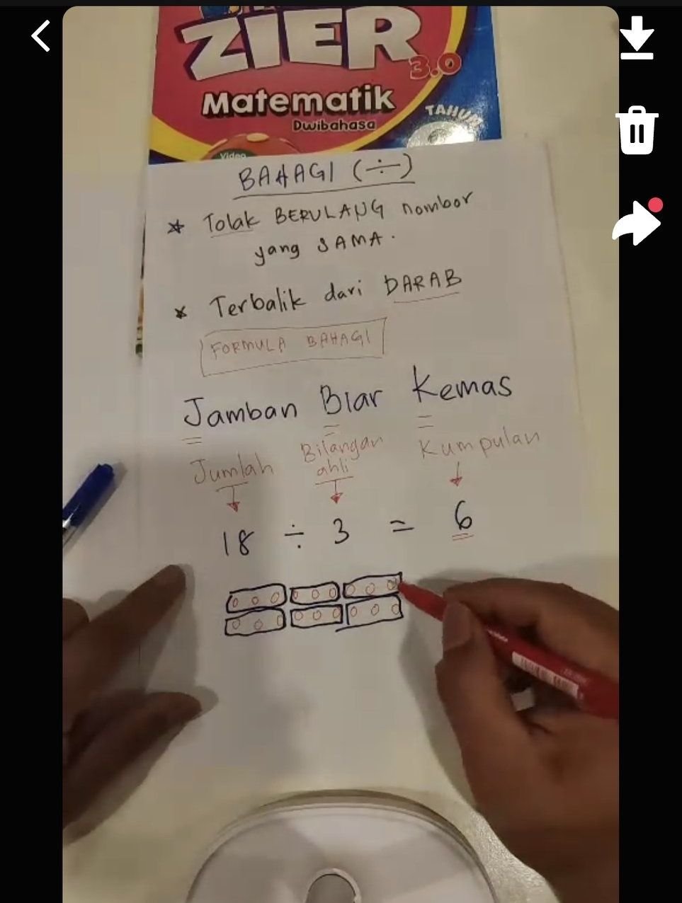 Teknik Bahagi Tahun 2 dan 3: 4 Kaedah Mudah oleh Cikgu Fadli