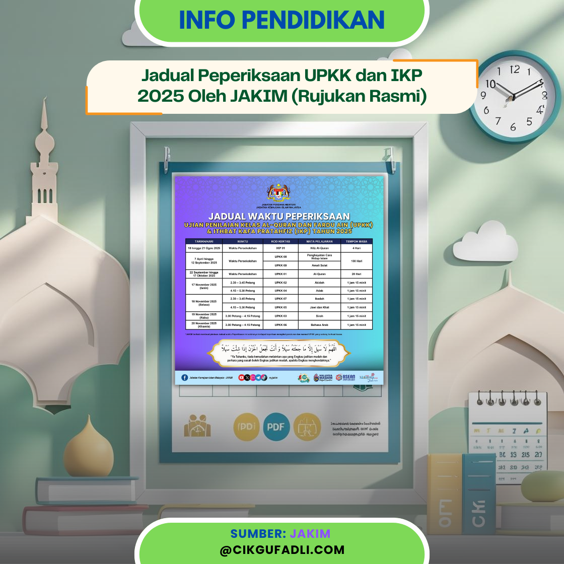 Sumber Rasmi JAKIM dan Bahan Pendidikan Islam