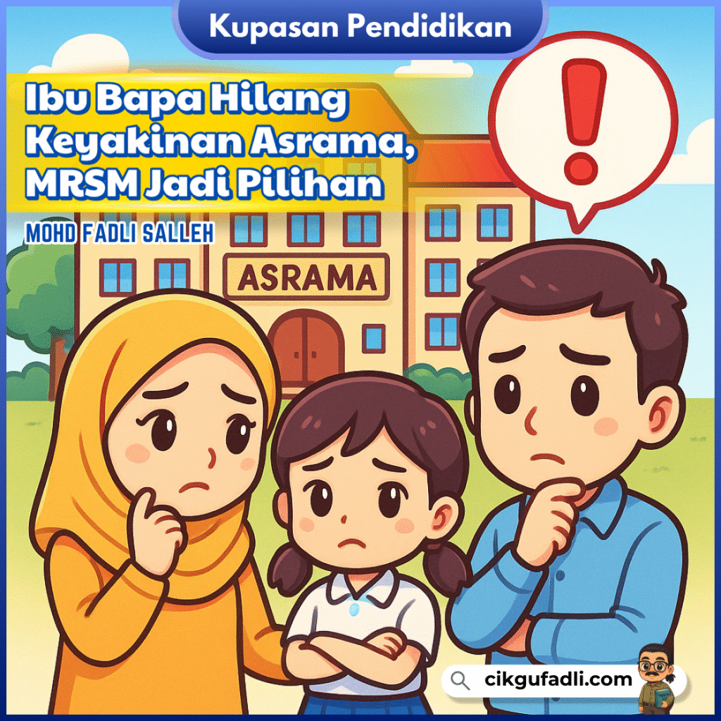 Ibu Bapa Hilang Keyakinan Asrama, MRSM Jadi Pilihan