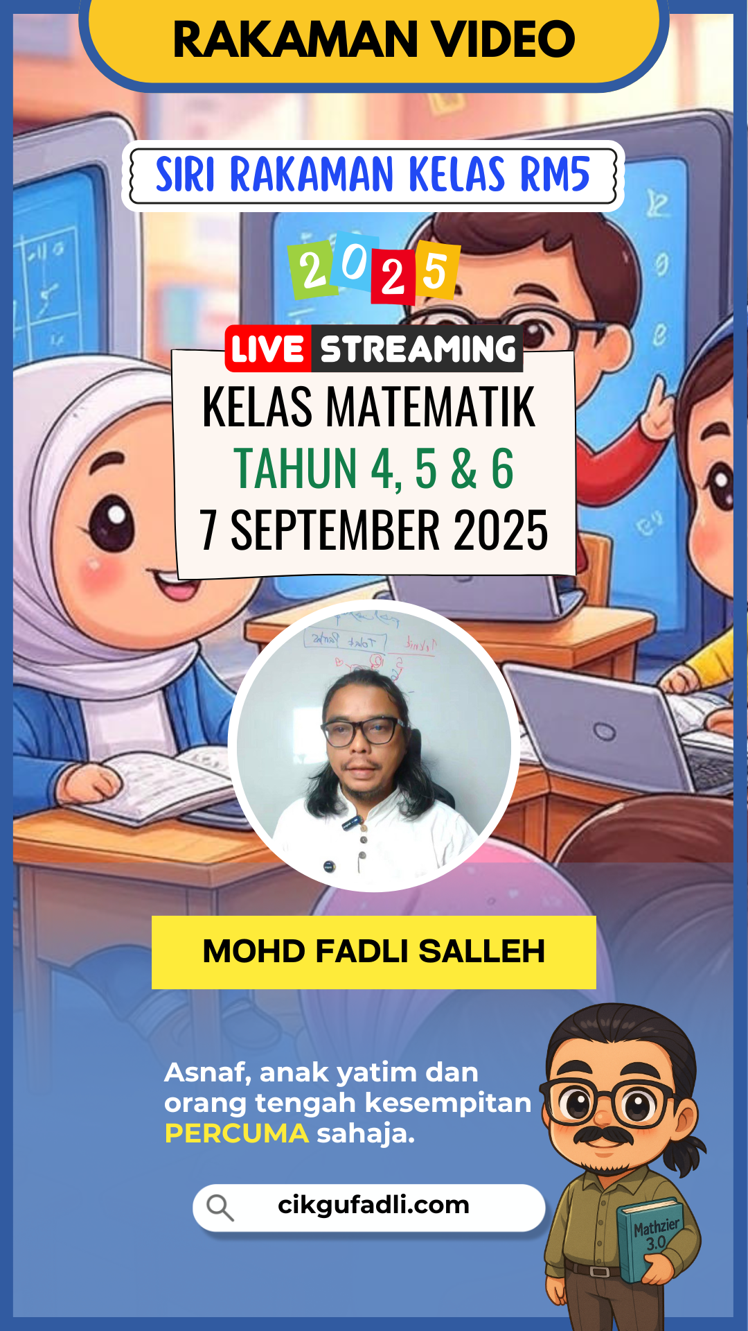Rakaman Matematik Tahun 4, 5 & 6 – 7 September 2025