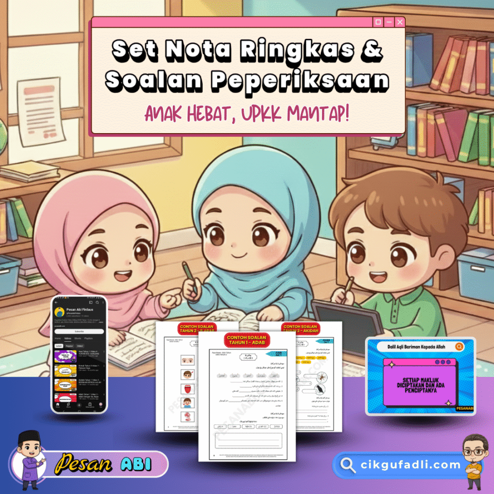 Soalan & Video KAFA UPKK Tahun 5 - Ulang Kaji Mudah